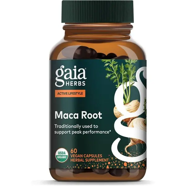 GAIA HERBS PRO Maca Root 60 Capsules - One-color