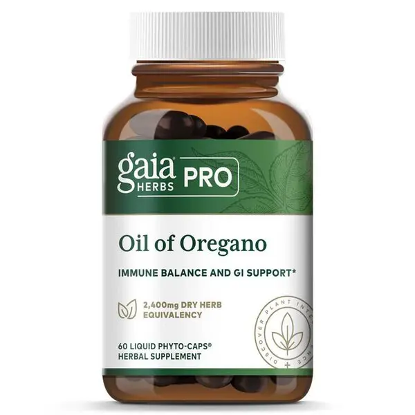 GAIA HERBS PRO Oil Of Oregano 60 Capsules - One-color
