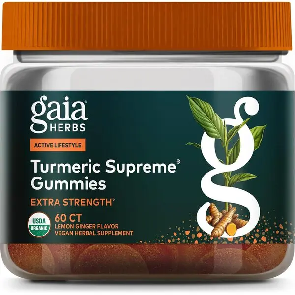 GAIA HERBS PRO Turmeric Supreme Extra Strength Gummies 60 Gummies - One-color