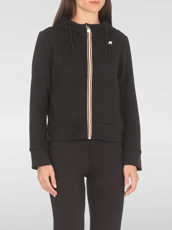 K-WAY Full Zip Hoodie - Black