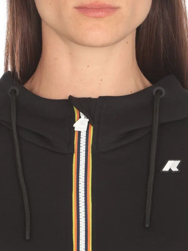 K-WAY Full Zip Hoodie - Black