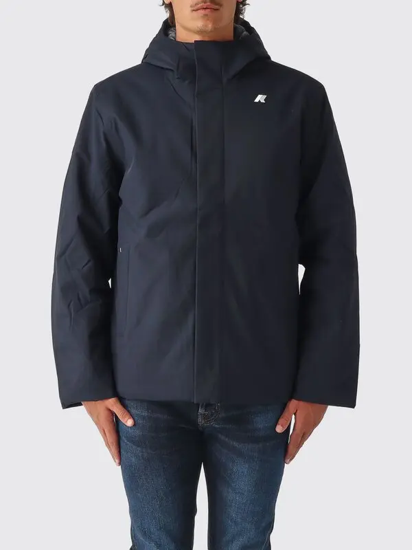 K-WAY Hooded Jacket - Navy