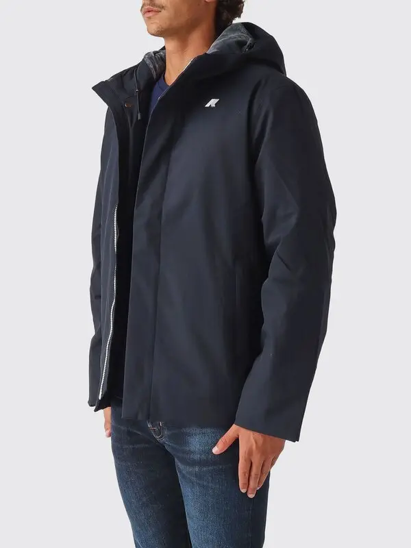 K-WAY Hooded Jacket - Navy