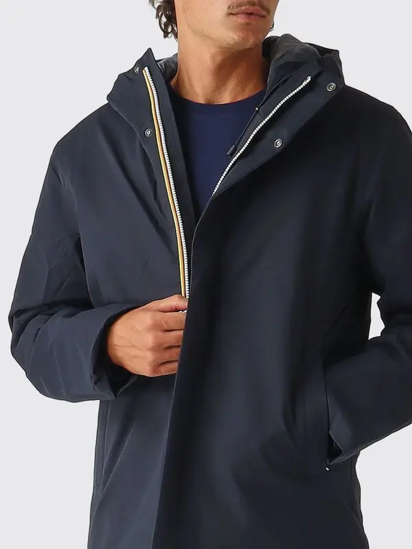 K-WAY Hooded Jacket - Navy