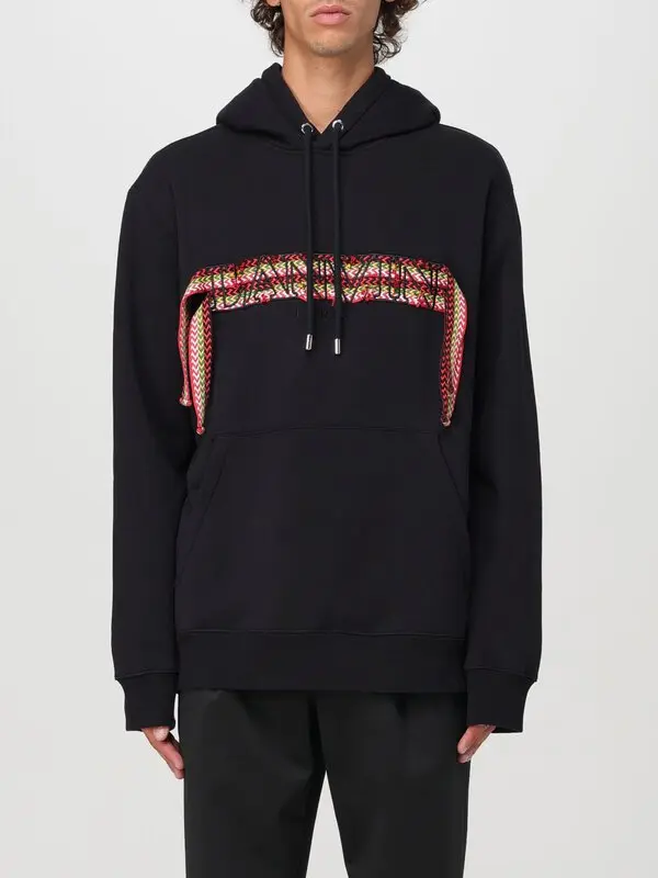 LANVIN Embroidered Logo Hoodie