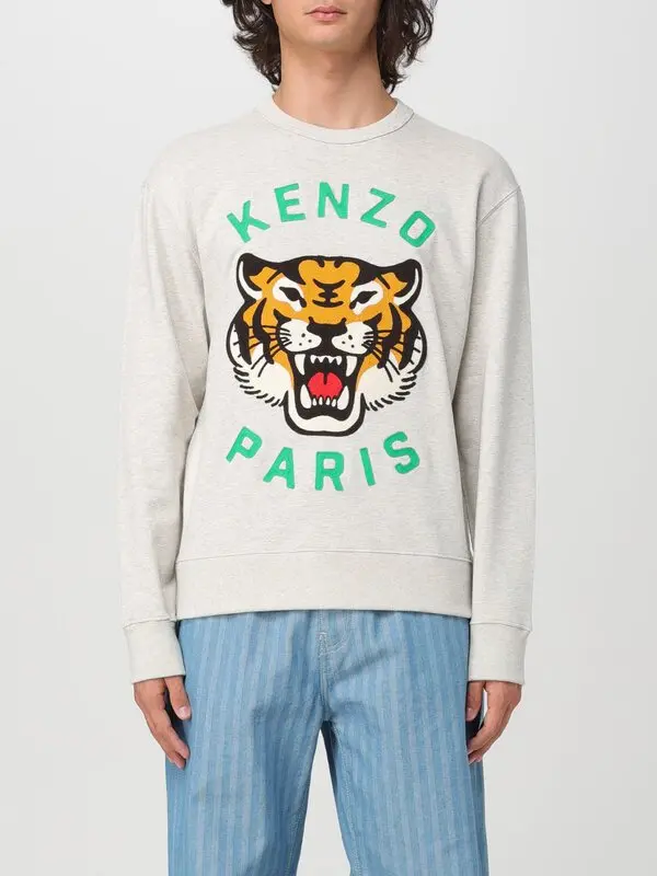 Kenzo Tiger Logo Sweatshirt - Grey