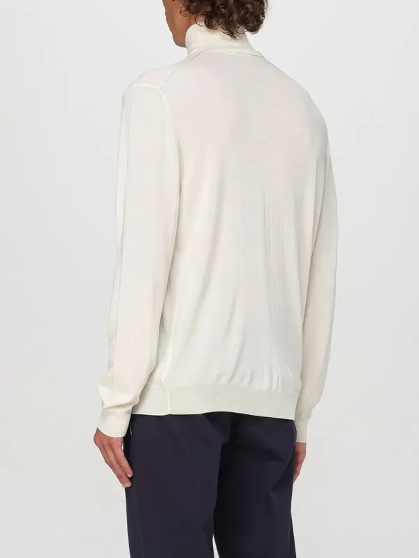 ZANONE Wool Turtleneck Sweater - Cream