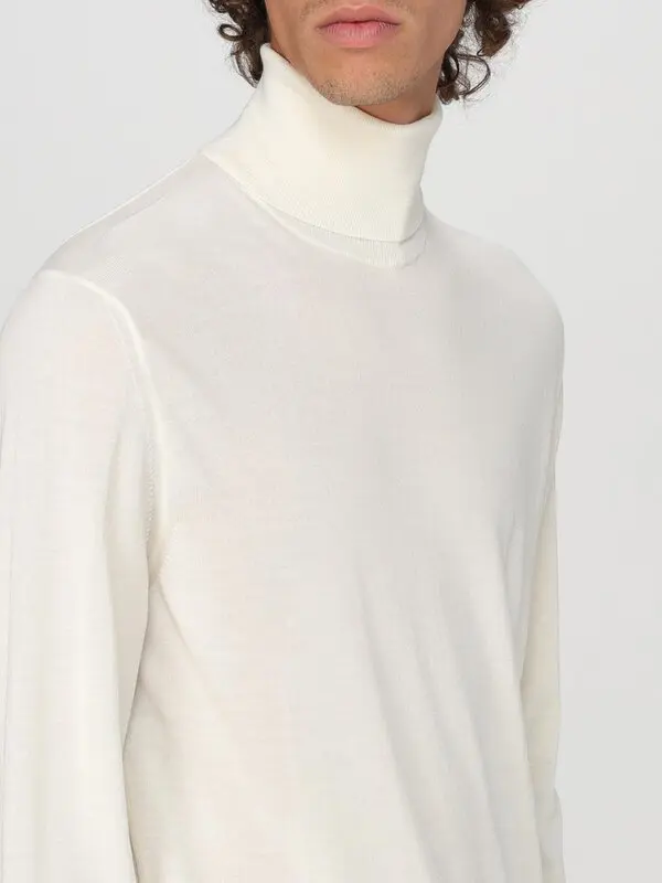 ZANONE Wool Turtleneck Sweater - Cream