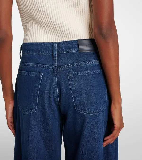 7 For All Mankind Willow Wide-leg High-rise Jeans - Blue