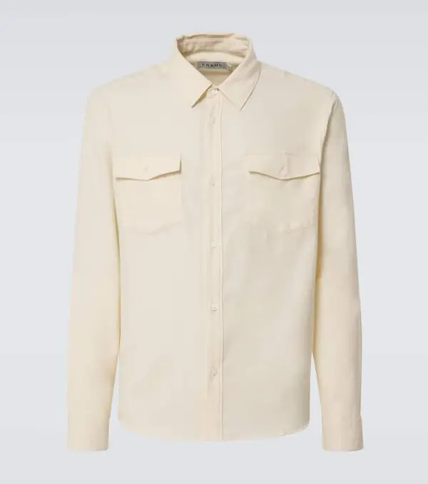 FRAME Cotton And Wool Shirt