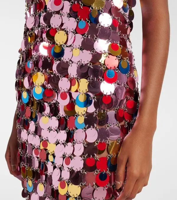 Rabanne Sequined Top - Pink
