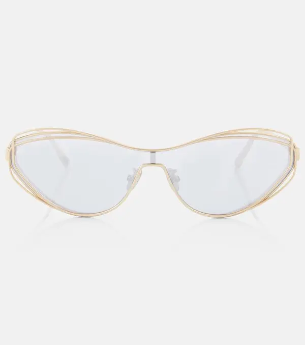 Dior Fildior M1u Cat-eye Sunglasses - Gold