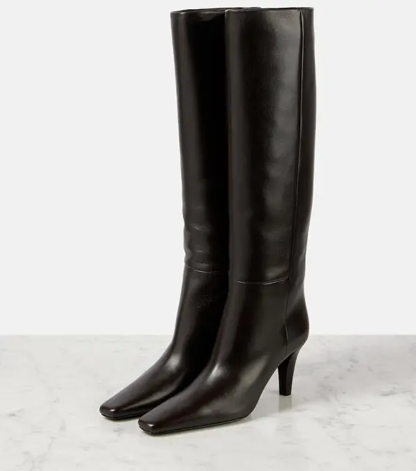 Saint Laurent Jill Leather Knee-high Boots