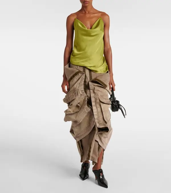 Y/project Cotton Cargo Skirt - Beige