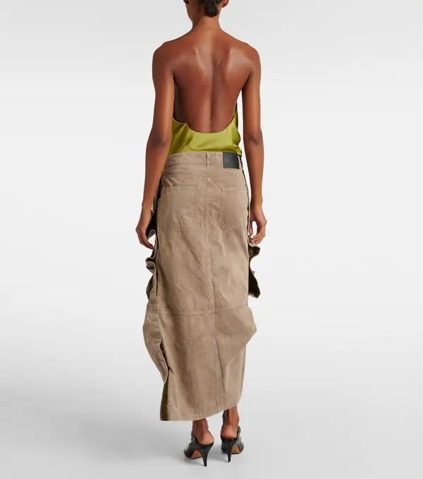 Y/project Cotton Cargo Skirt - Beige