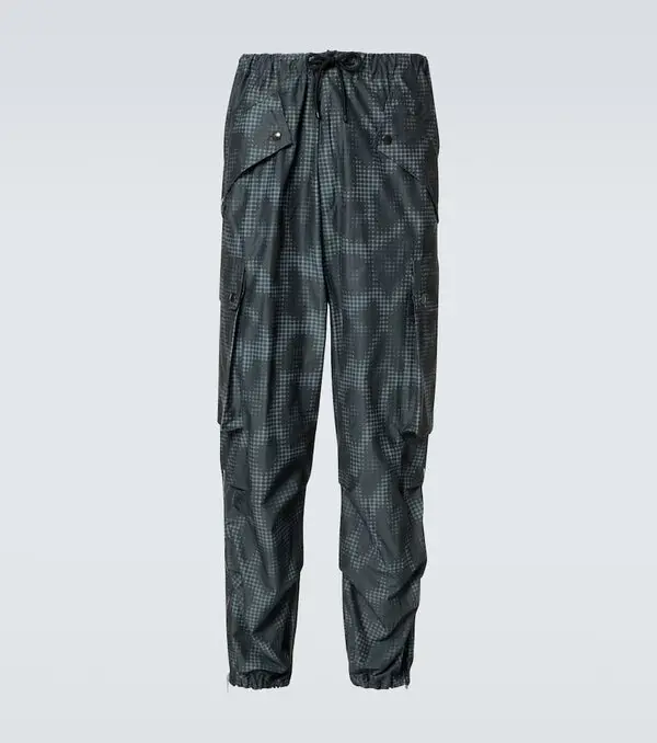 Dries Van Noten Printed Cargo Trousers