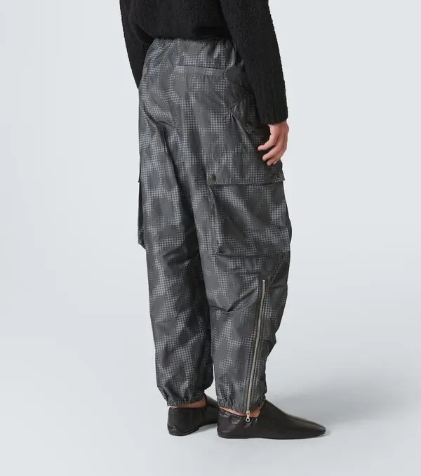Dries Van Noten Printed Cargo Trousers