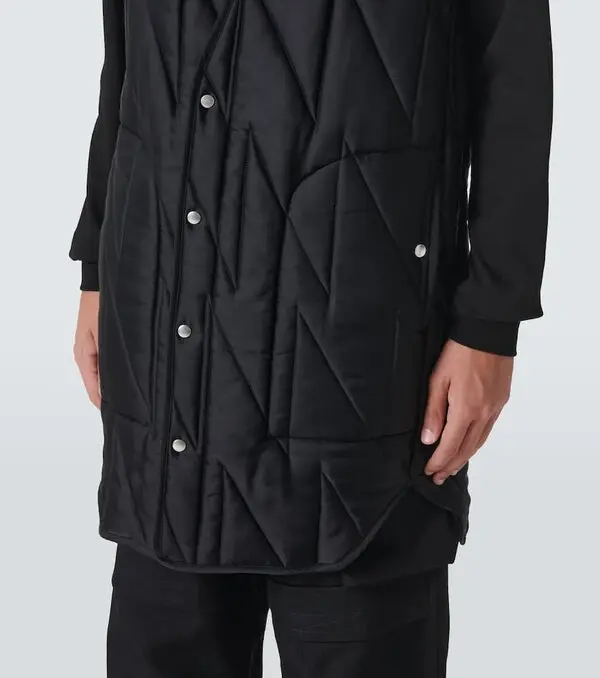 Rick Owens Quilted Puffer Vest - Black