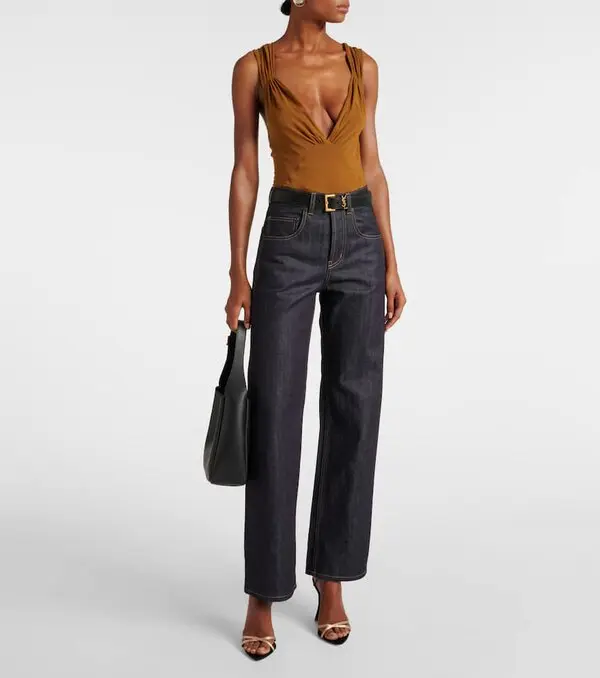 Saint Laurent Mid-rise Straight Jeans