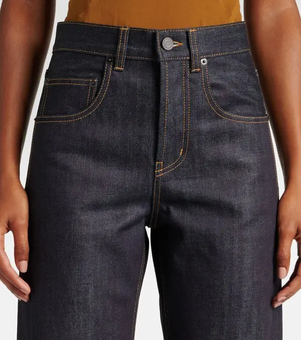 Saint Laurent Mid-rise Straight Jeans