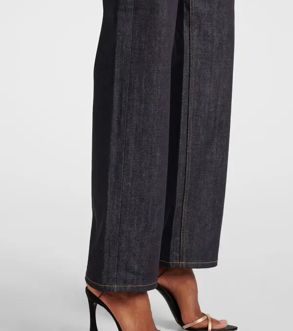 Saint Laurent Mid-rise Straight Jeans
