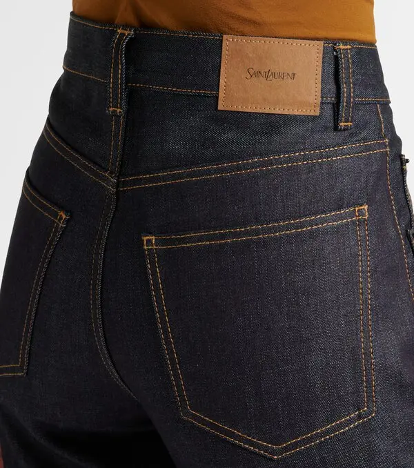 Saint Laurent Mid-rise Straight Jeans