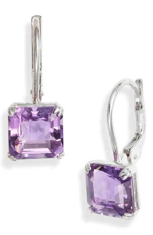 Anzie Harper Drop Earrings - Purple