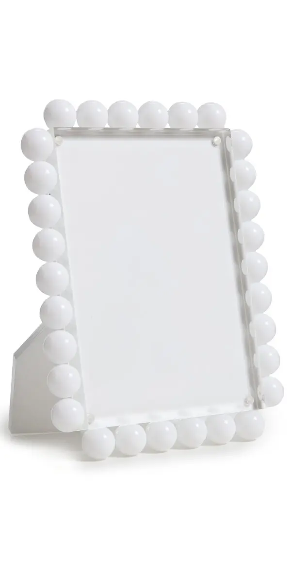 TIZO DESIGN Lucite Frames With Bubbles 5x7 - White