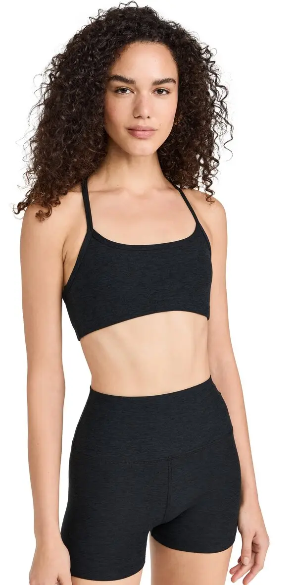 Beyond Yoga Spacedye Slim Racerback Bra - Darkest Night