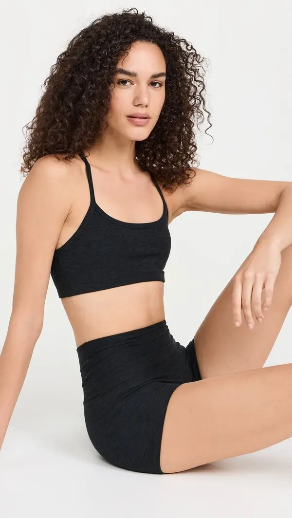 Beyond Yoga Spacedye Slim Racerback Bra - Darkest Night