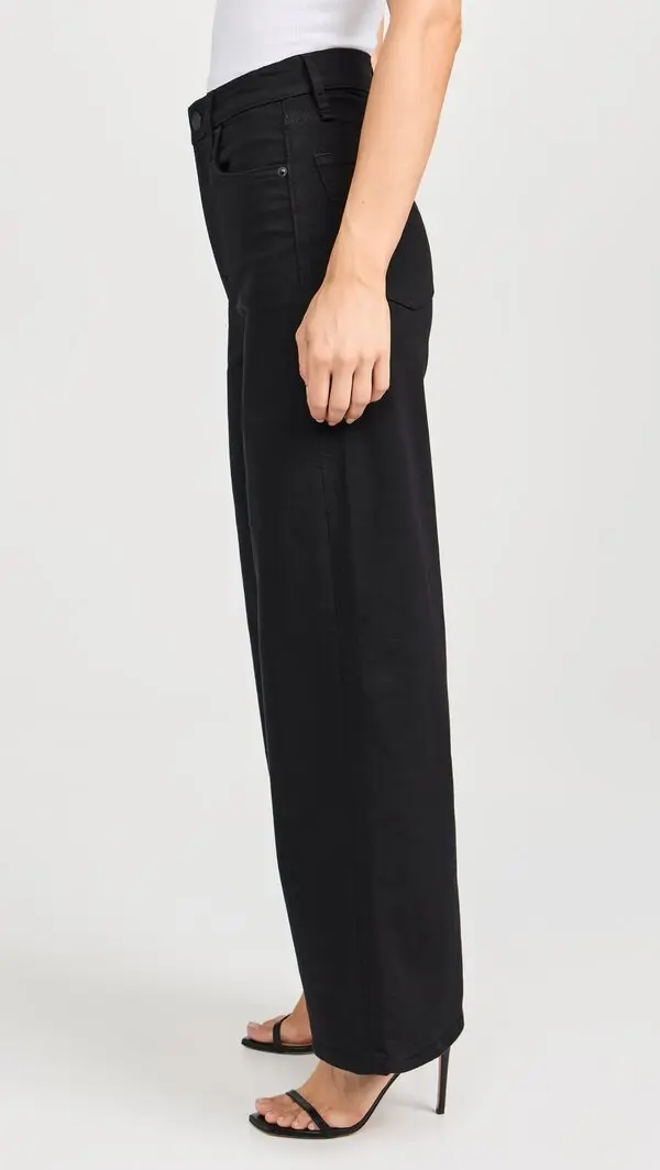 Rag & Bone Flexi Sofie High-rise Wide Leg Jeans - Black