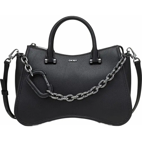 Dkny Adria Satchel - Black/gunmetal