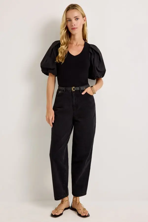 MARIE OLIVER Shayna Top - Black