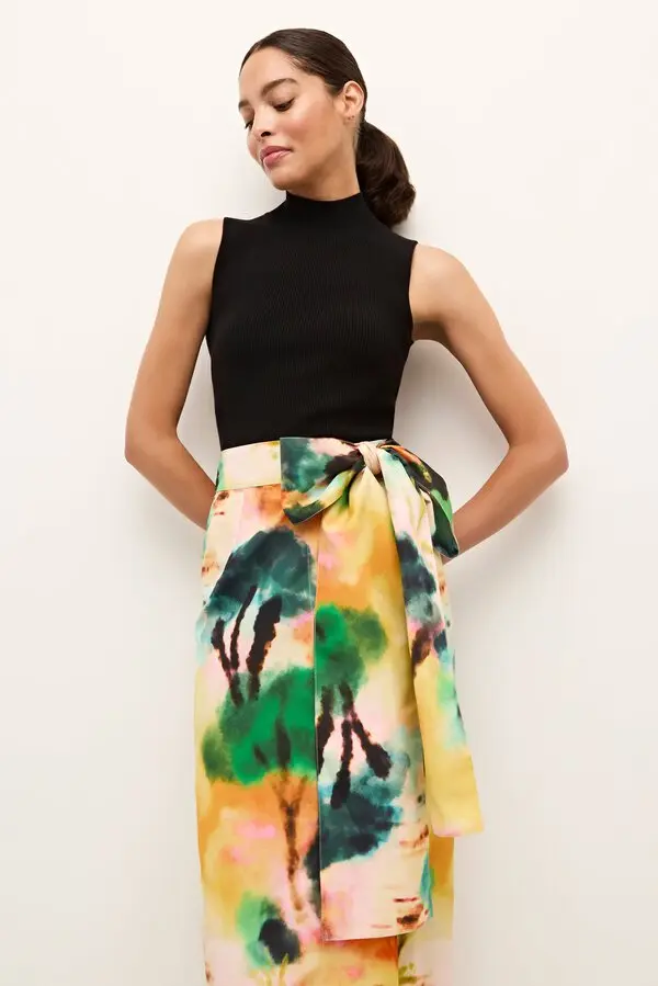 MARIE OLIVER Georgina Printed Wrap Skirt