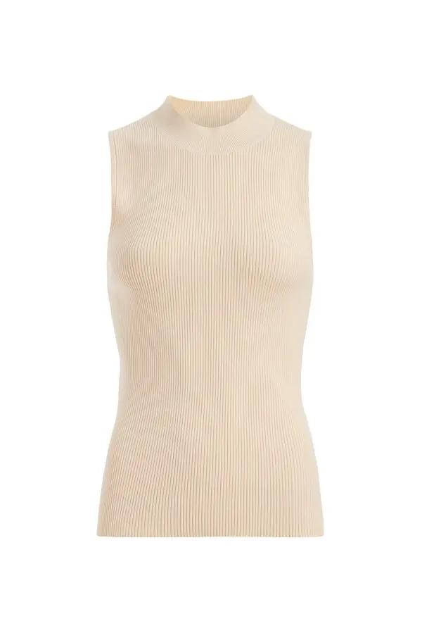 MARIE OLIVER Mazie Knit Top - Macadamia