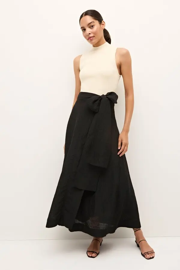 MARIE OLIVER Estine Wrap Skirt - Black