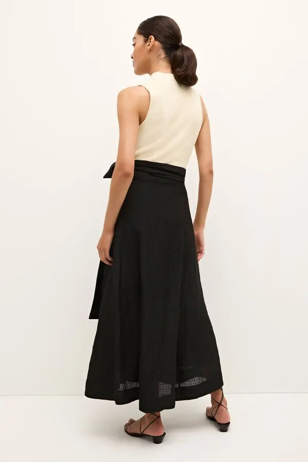 MARIE OLIVER Estine Wrap Skirt - Black