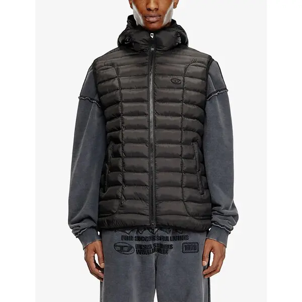 DIESEL Quilted Shell Gilet - 9xx
