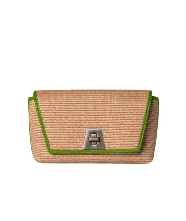Akris Raffia Crossbody Bag