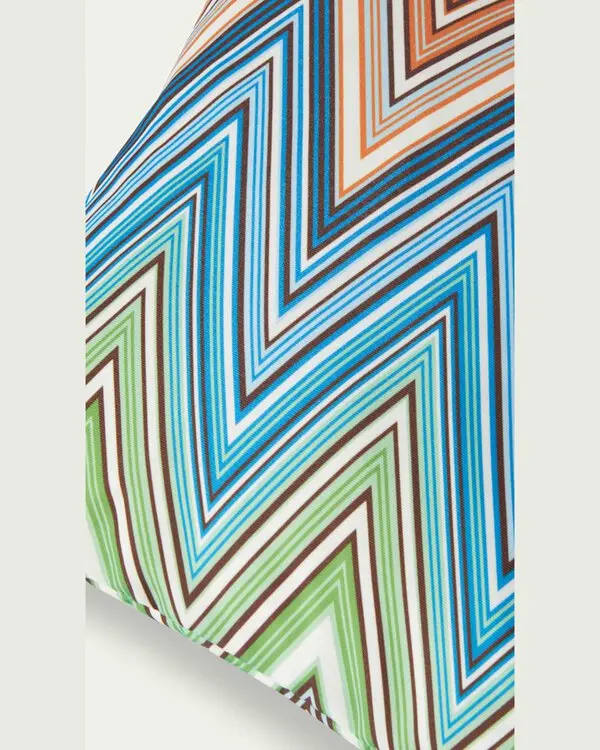 Missoni Kew Chevron Decorative Cushion - Green Multicolor