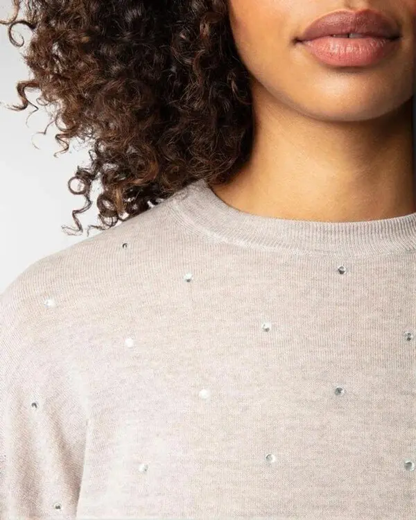 Zadig&Voltaire Kandy Embellished Crewneck Sweater