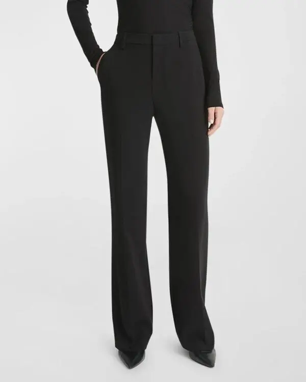 Vince Mid-rise Flare Trousers
