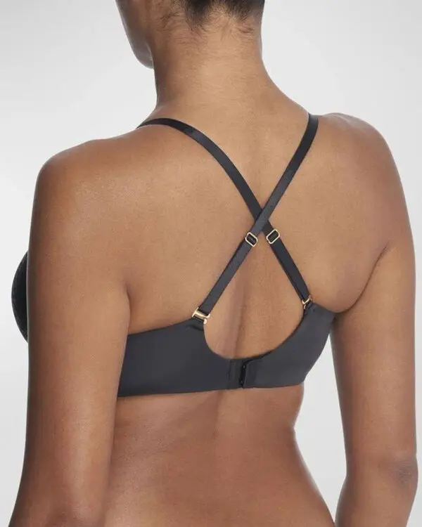 Natori Comfort Evolution Memory Foam Lace Bra - Black