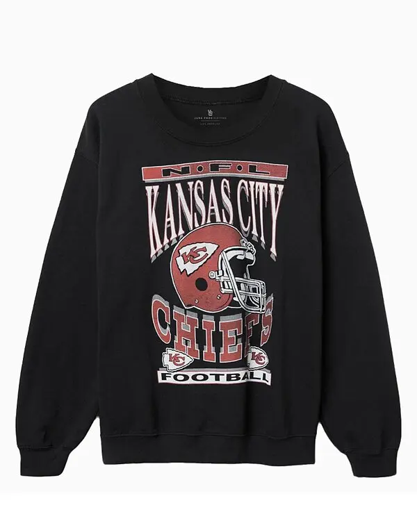 Junk Food Clothing Nfl Crewneck - Kansas City Chiefs