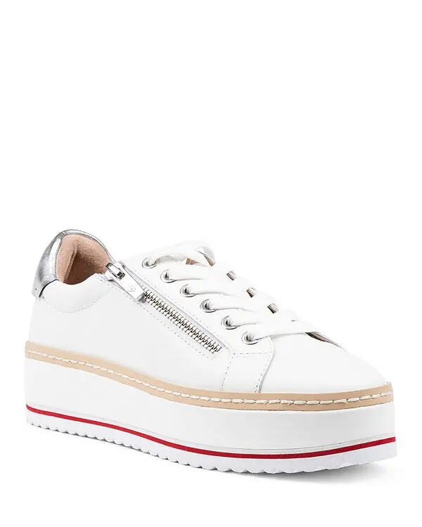 DONALD PLINER Platform Sneakers - White