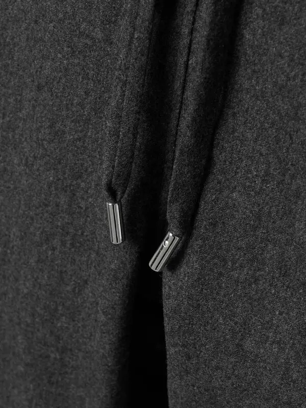 Unknown Valentina Stretch-wool And Cashmere-blend Tapered Track Pants