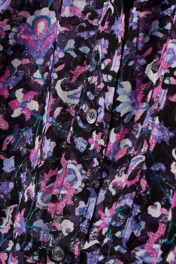 MARANT ETOILE Mexika Printed Cotton-voile Blouse