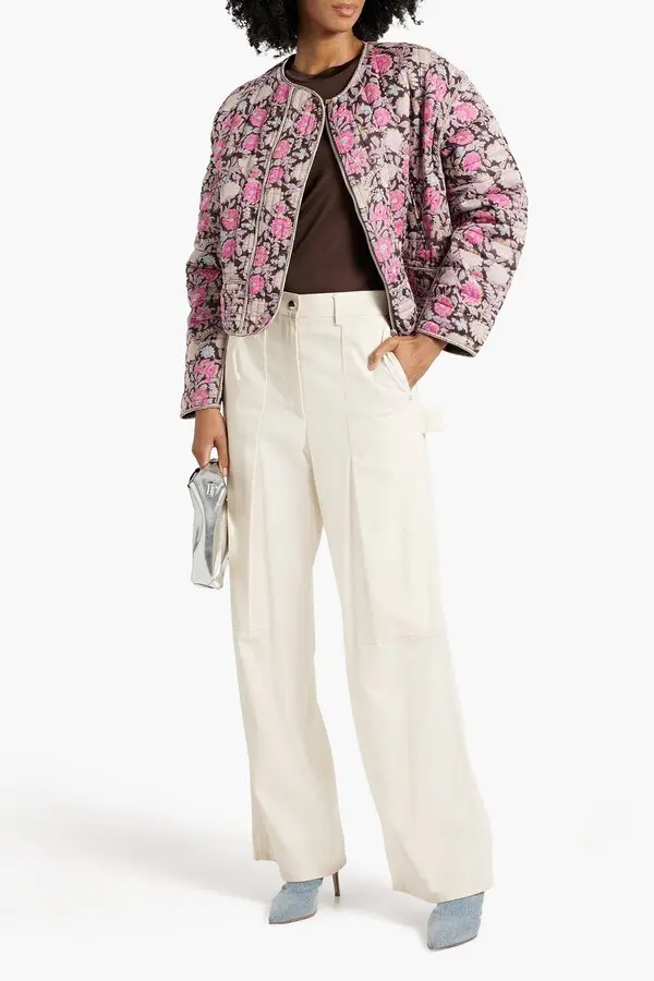 MARANT ETOILE Gelio Quilted Printed Jacket