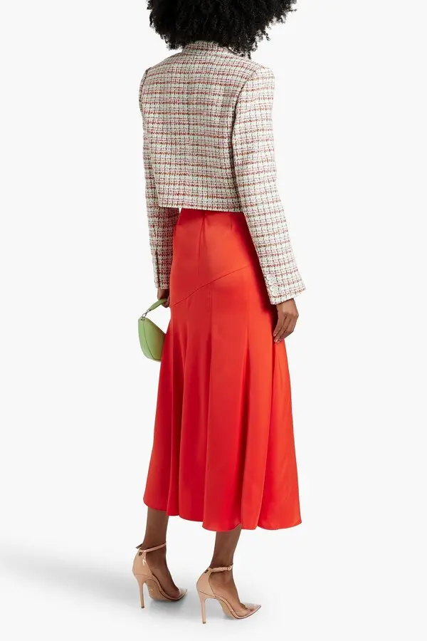 Derek Lam 10 Crosby Kyle Cropped Tweed Blazer