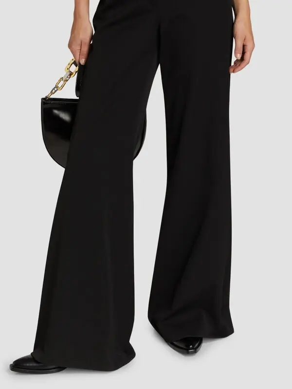 L'Agence Pilar Mid-rise Flare Trousers